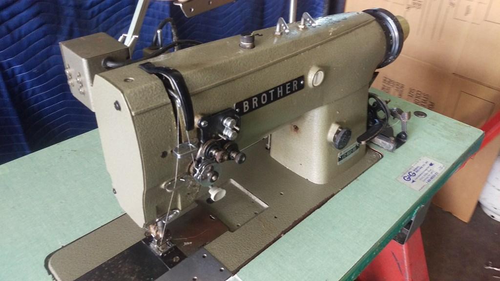 Lot #103: Brother LT2-B832-505 Double Needle Lock Stitch Sewing Machine ...